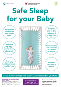Safe Sleep Poster - Longford Childcare Committee