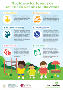 Guidance for Parents as Your Child Returns to Childcare - Longford ...